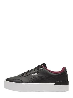 PUMA Carina Lift Snake Lace-up Sneakers - Black