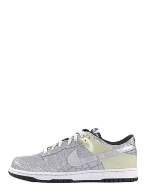 Nike Dunk Low Sneakers - Golden Silver