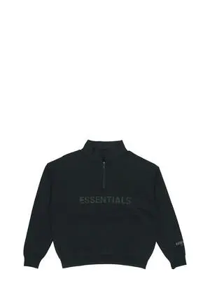 Fear Of God Fw20 Half Zip Sweatshirt - Black