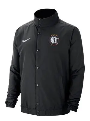 Nike Brooklyn Nets Sports Logo Jacket - Black