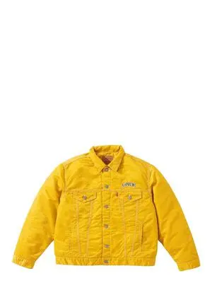 Supreme X Levi's Nylon Trucker Jacket - Yellow