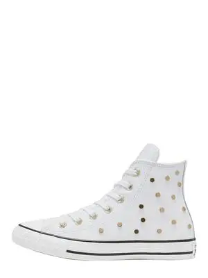 CONVERSE Chuck Taylor All Star Studded High Top Sneakers - White