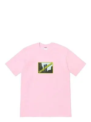 Supreme Supreme Ss19 Greetings Tee Printing Short Sleeve Unisex Pink Pink
