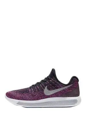 Nike Lunarepic Low Flyknit 2 - Black/metallic Silver-hyper Punch
