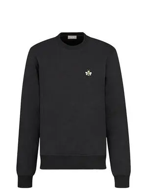 Dior DIOR Small Bee Embroidered Pullover Black