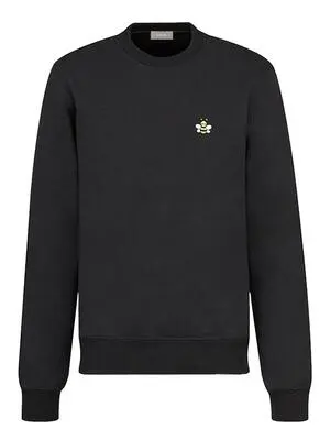 Dior DIOR Small Bee Embroidered Pullover Black