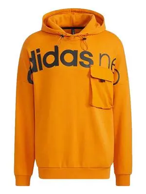 Adidas Neo Ard Hdy Large Logo Printing - Orange