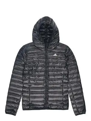 Adidas Hooded Down Jacket - Black