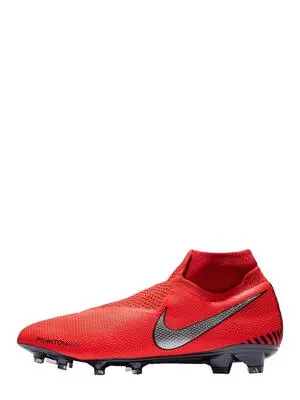 Nike Phantom Vision Elite Df Fg "game Over" Soccer Cleats - Red/silver