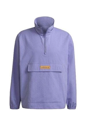 Adidas Originals Quarter Zip Hooded Jacket - Lavender