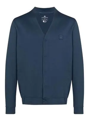 Adidas Logo Embroidered V-neck Long Sleeve Knitwear - Default Colorway
