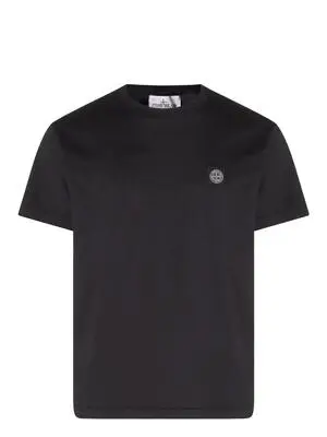 Stone Island Patch Logo T-shirt - Black