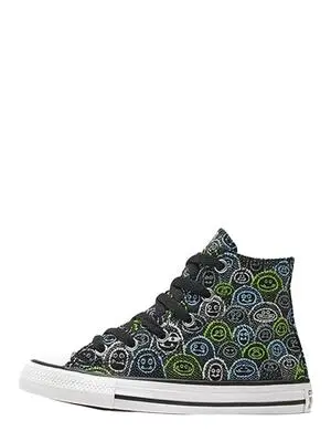 CONVERSE Chuck Taylor All Star High Top Sneakers - Black/blue/yellow