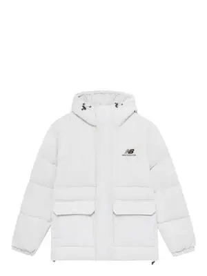 NEW BALANCE Puffer Down Jacket - White/black