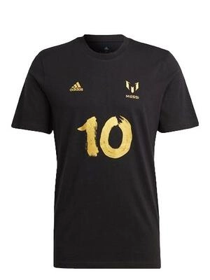 Adidas Messi Football Cny Graphic Tee - Black