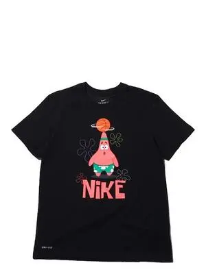 Nike Large Pattern Printing Short Sleeve - Black