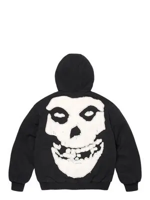 Supreme X The Misfits Ss26 Hooded Work Jacket - Black