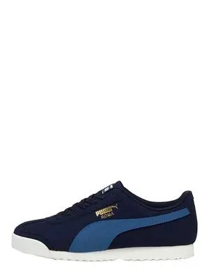PUMA Roma Classic Buck Peacoat Sneakers - Blue