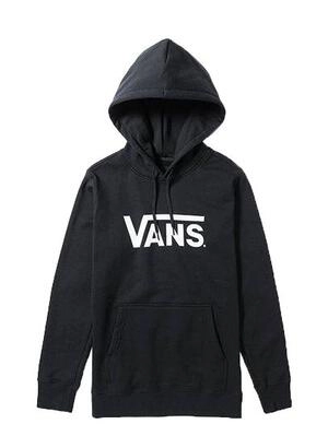 VANS Classic Casual Pullover Hoodie - Black