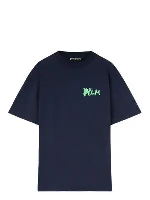 Palm Angels Palm Angels I Am Lost T-shirt 'navy Blue' Navy