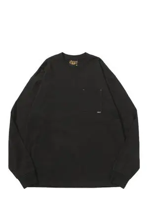 Drew House Basic Long Sleeve Pocket T-shirt - Black