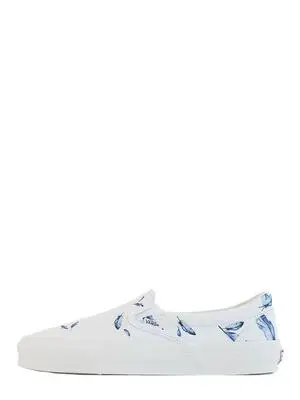 VANS Kith X Vault Og Classic Slip-on Lx "feathers" Sneaker - White/blue