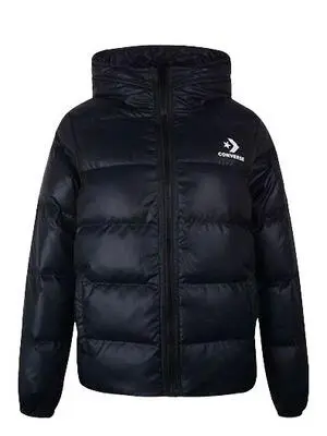 CONVERSE Down Fill Puffer Jacket - Black