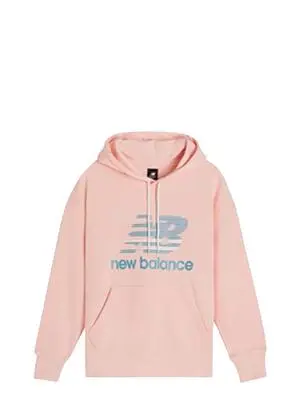 NEW BALANCE Graphic Logo Hoodie - Pink