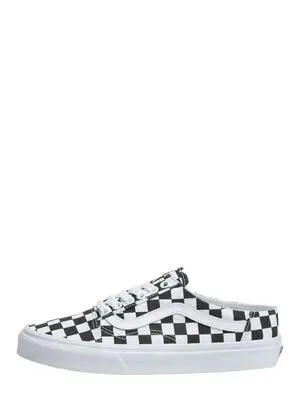 VANS Checkerboard Old Skool Mule - Whiteblack