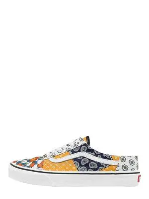 VANS Old Skool Mule "pattern Mix - Blue/yellow/white
