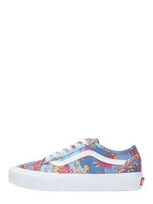 VANS Liberty Fabrics X Old Skool Tapered Patchwork Floral Sneakers - Blue/red