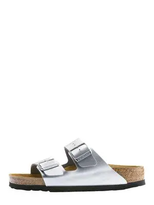 BIRKENSTOCK Birkenstock Arizona Birko-Flor Sandals Silver