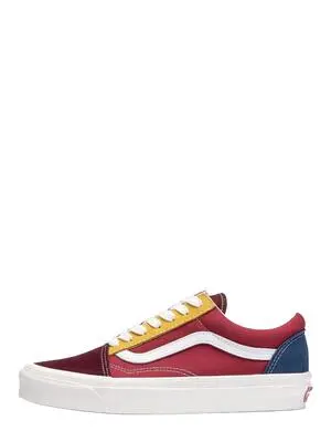 VANS Old Skool Lace-up Sneakers - Red