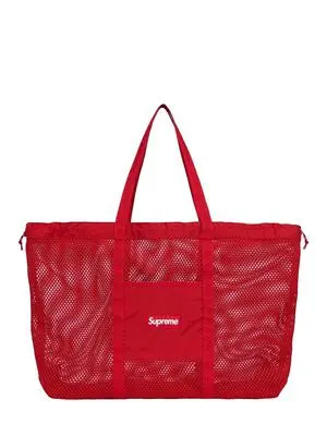 Supreme Mesh Tote Bag - Red