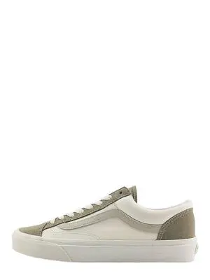 VANS Style 36 Classics "white Green" Sneakers - White/olive Green
