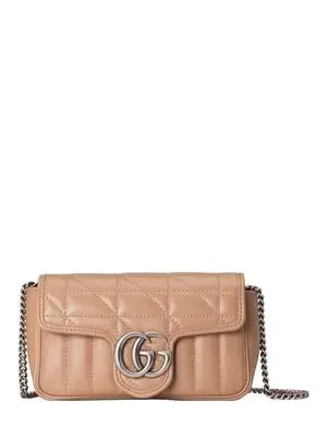 Gucci Gg Marmont Super Mini Bag - Camelia