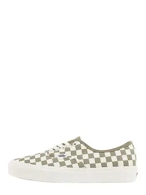 VANS Authentic Classics Checkered Low Top Sneakers - Green/white