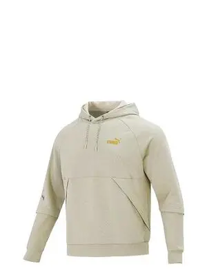 PUMA Logo Pattern Printing Hoodie - Graygreen