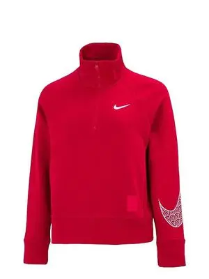 Nike Cny Edition Half Zip Stand Collar Hoodie - Red