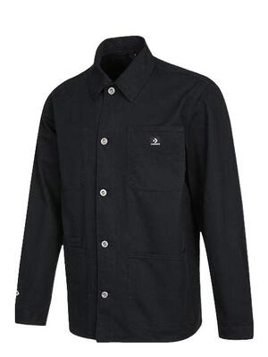 CONVERSE Ss22 Cargo Casual Long Sleeves Autumn Shirt - Black