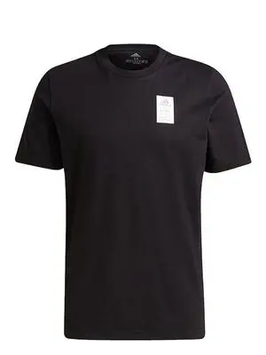 Adidas 3bar Logo Tee 2 Casual Sports Alphabet Printing Short Sleeve - Black
