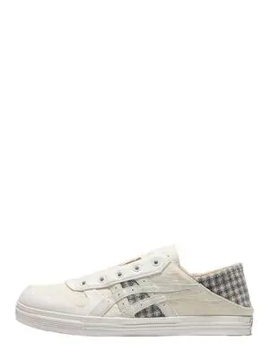 Asics Aaron Slip-on Casual Sneakers - Cream White/brown