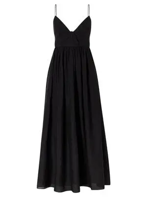 Aje Vacation Ramie Maxi Dress - Black