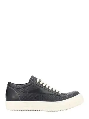 RICK OWENS Rick Owens Lace-Up Python-Leather Sneakers