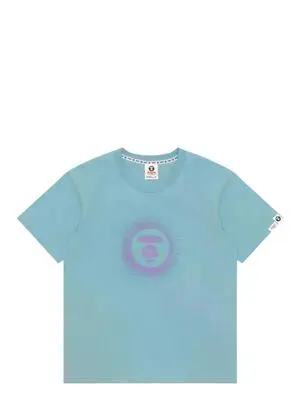 AAPE BY *A BATHING APE Logo Patch T-shirt - Blue