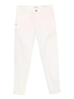 RE-HASH Pressed-crease Turn-up Hem Trousers - Neutrals