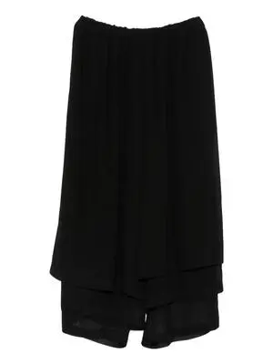 Comme Des Garçons Wide-leg Trousers - Black