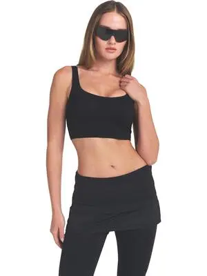 SKIMS Longline Corset Bra | Black | | Nike Matte - Obsidian