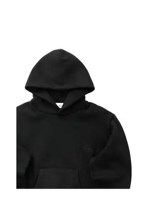Fear Of God Essentials Logo-print Cotton Hoodie - Black