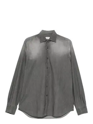 ALESSANDRO GHERARDI Faded Denim Shirt - Grey